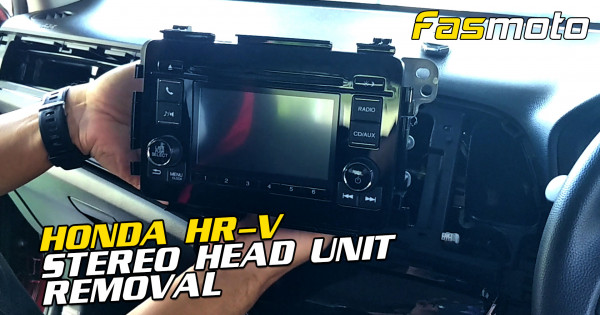 Honda HRV XRV Vezel Stereo Head Unit Removal | Car buka player Honda ...