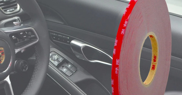 3M VHB 5608 (Very High Bonding) High Temperature Double Sided Tape 10mm ...