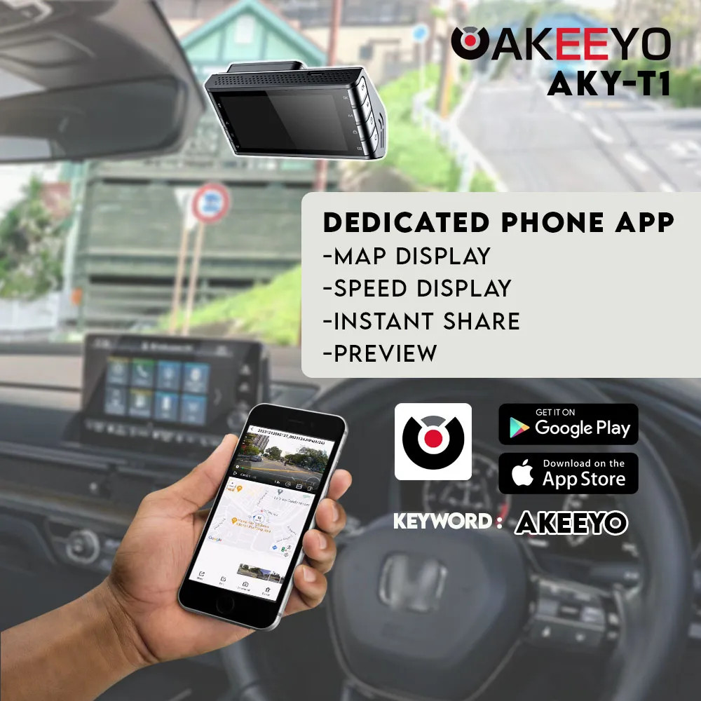 AKEEYO AKY-T1 Dash Cam Malaysia