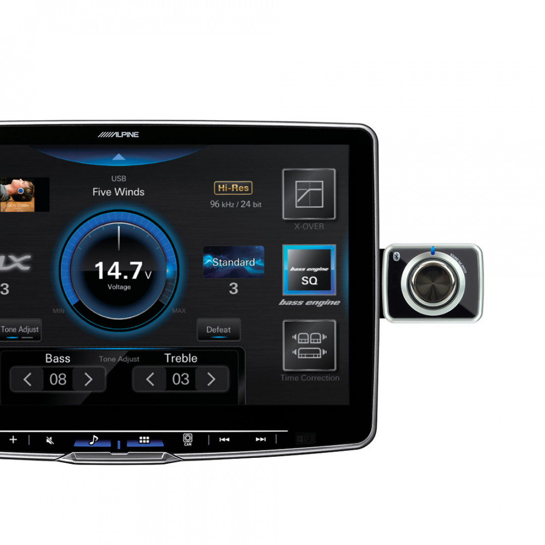 Malaysia Alpine RUE-BK01E Wireless Volume Controller for iLX-F511A ...