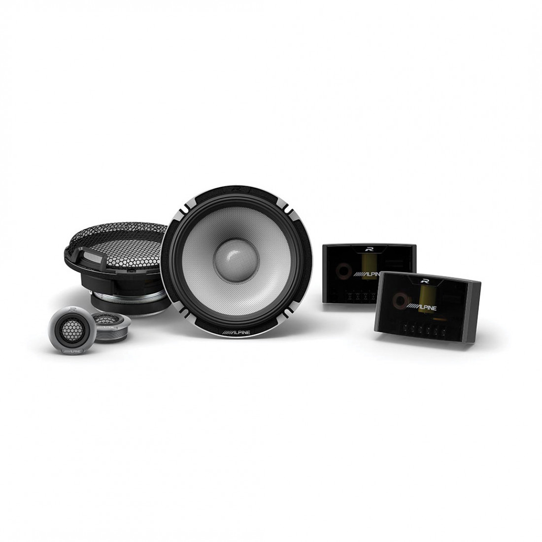 Malaysia Alpine R2-S652 6.5 inch Component 2-way Pro Speaker 100W RMS ...