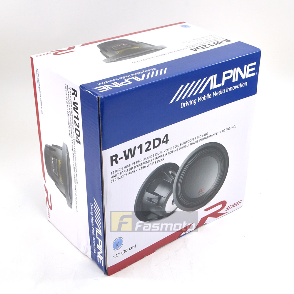 Alpine R-W12D4 R-Series 12 inch Car Subwoofer Malaysia