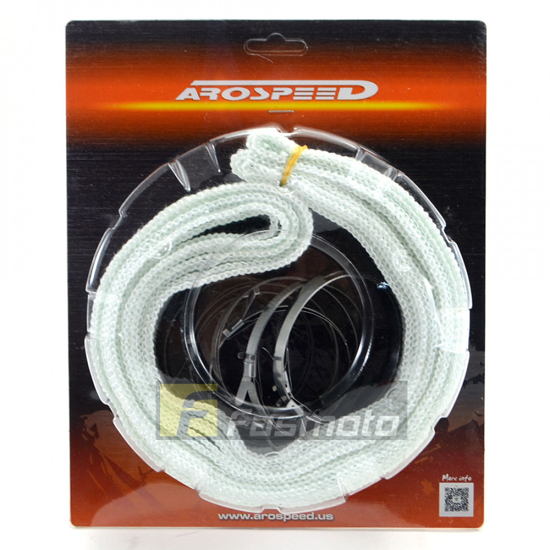 Genuine Arospeed Exhaust Manifold Piping Thermal Wrap 38mm x 7M (1.5" x ...