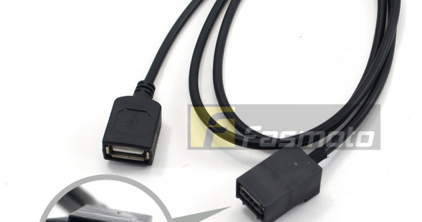 Honda OEM Male to USB Female for Aftermarket Head Unit Installation