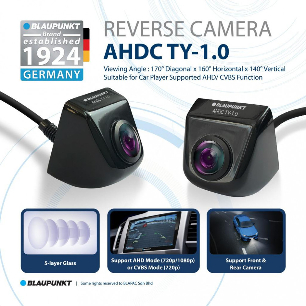 BLAUPUNKT AHDC TY 1 Reverse Front Camera Malaysia