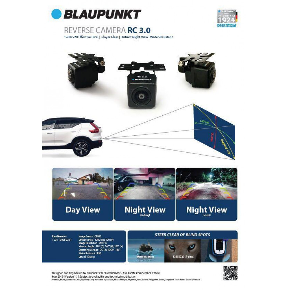 Blaupunkt RC 3.0 Reverse Parking Camera Malaysia