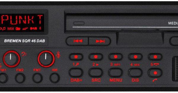 BLAUPUNKT BREMEN SQR 46 DAB Single DIN USB AM/FM SD Bluetooth Aux-in ...