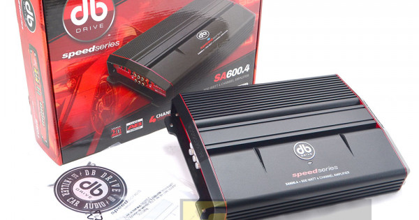 Genuine DB Drive Speed Series SA600.4 Class AB 4 Channel Amplifier 4 x ...