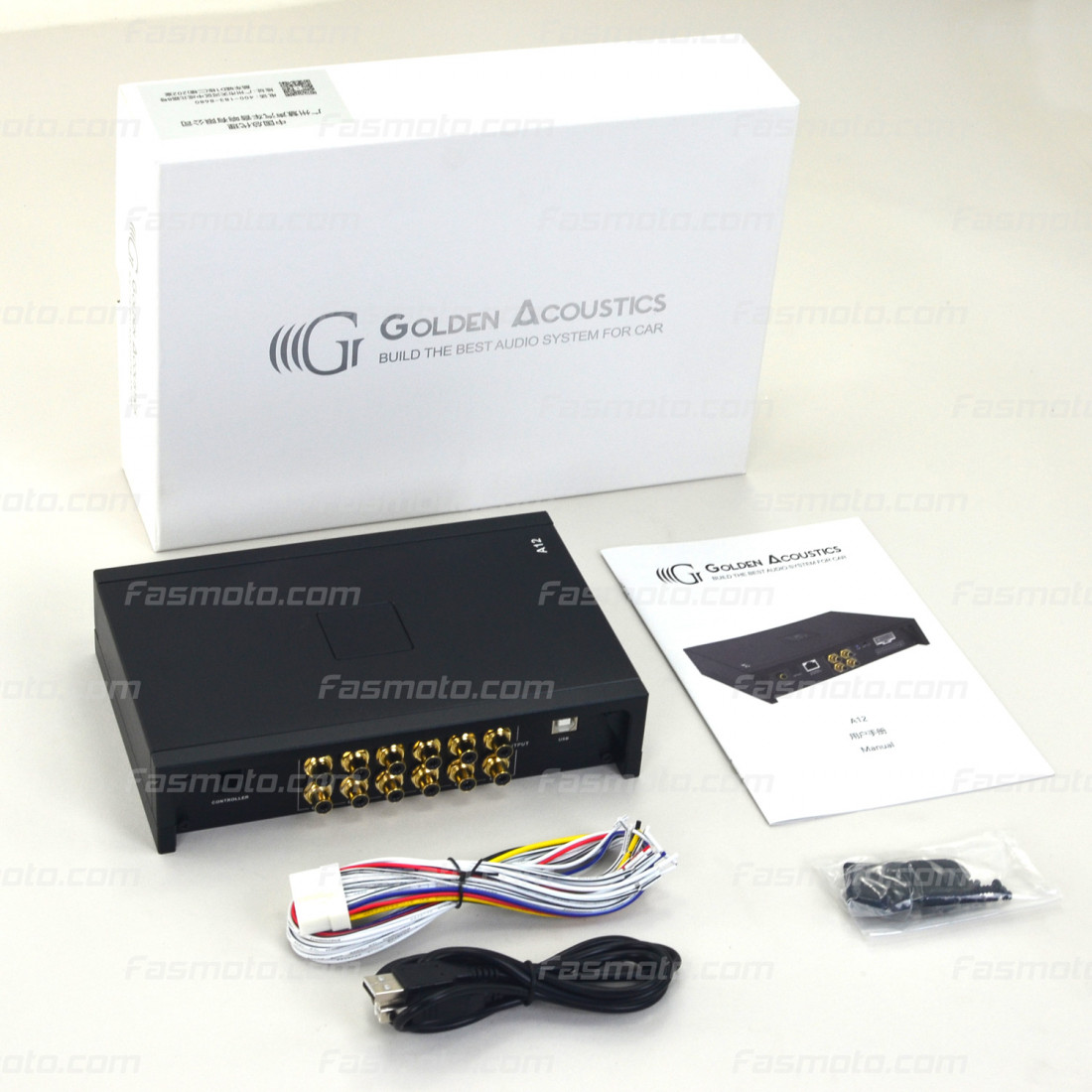 Golden Acoustics A12 12-channel Optical Bluetooth USB Car Audio Digital ...