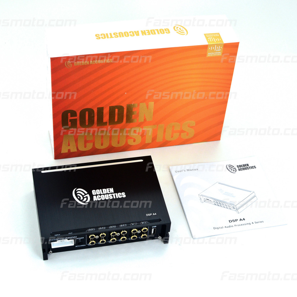 Golden Acoustics A4 4-channel (68W) Bluetooth USB Optical 31-band Car ...