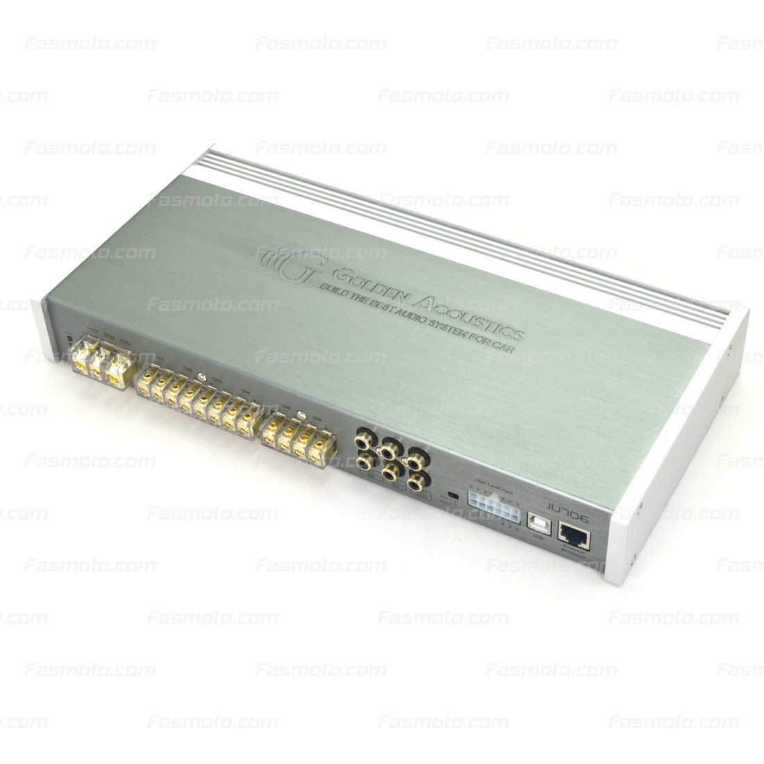 Golden Acoustics JU706 6-channel (70W) Bluetooth USB Car Audio Digital ...