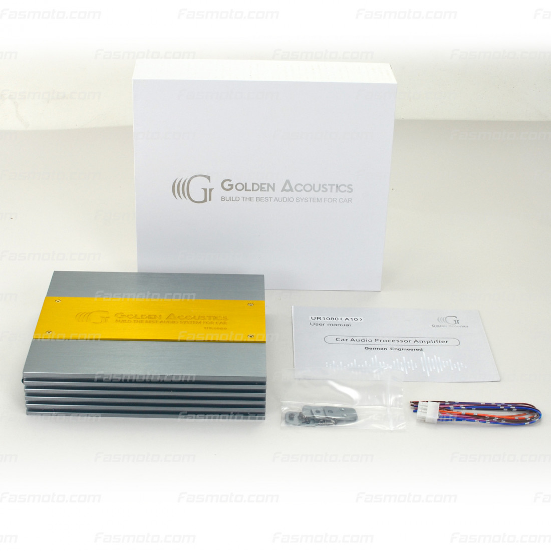 Golden Acoustics 10-channel Optical Bluetooth USB Car Audio Digital ...