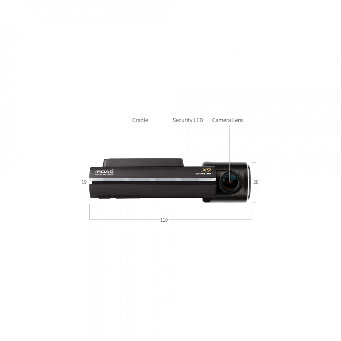 Genuine Malaysia Warranty IROAD X9 Front and Back Dashcam Car Recorder ...