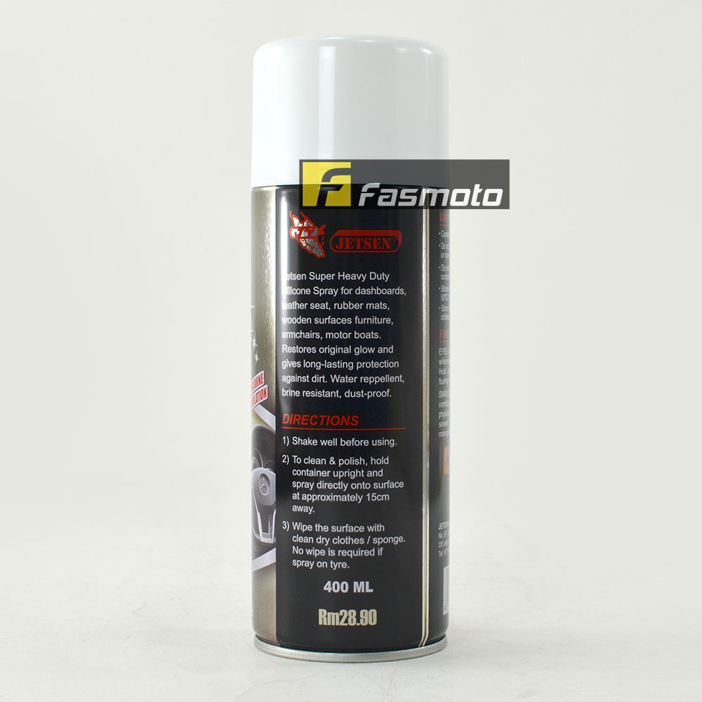 JETSEN Super Heavy Duty Silicone Spray 400ml Malaysia