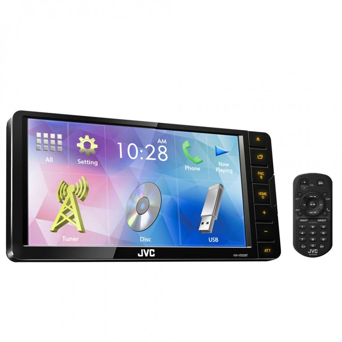 Genuine JVC KW-V520BT 7 inch Toyota 200mm Bluetooth DVD USB Car Stereo ...