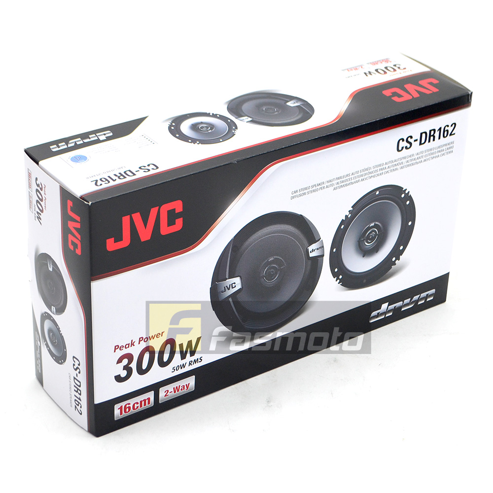 JVC CS-DR162 Malaysia Drvn Series 6.5 inch 2 way Coaxial Speakers 50W RMS