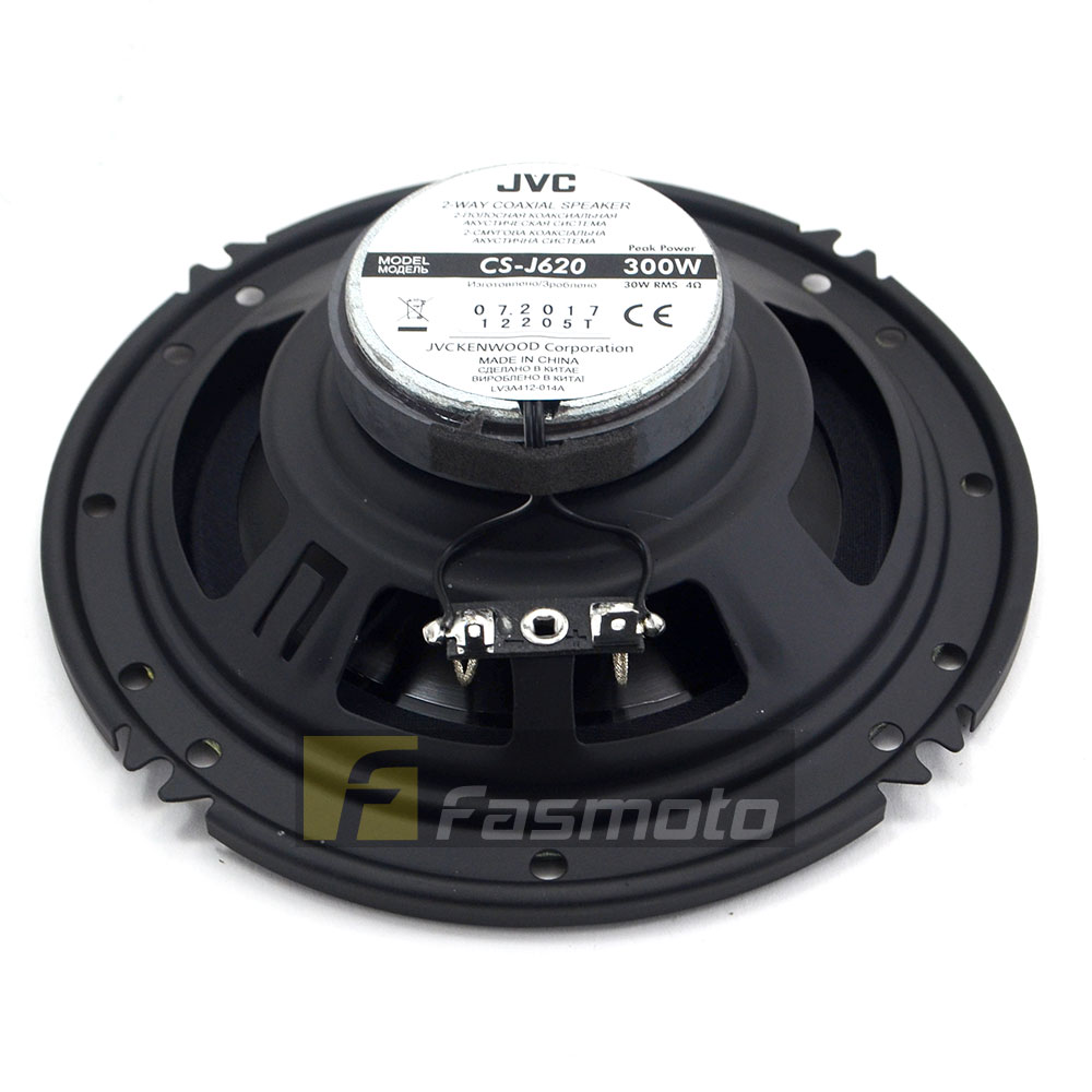Genuine JVC CS-J620 J Series 6.5 inch 2 way Car Speakers 30W RMS Malaysia