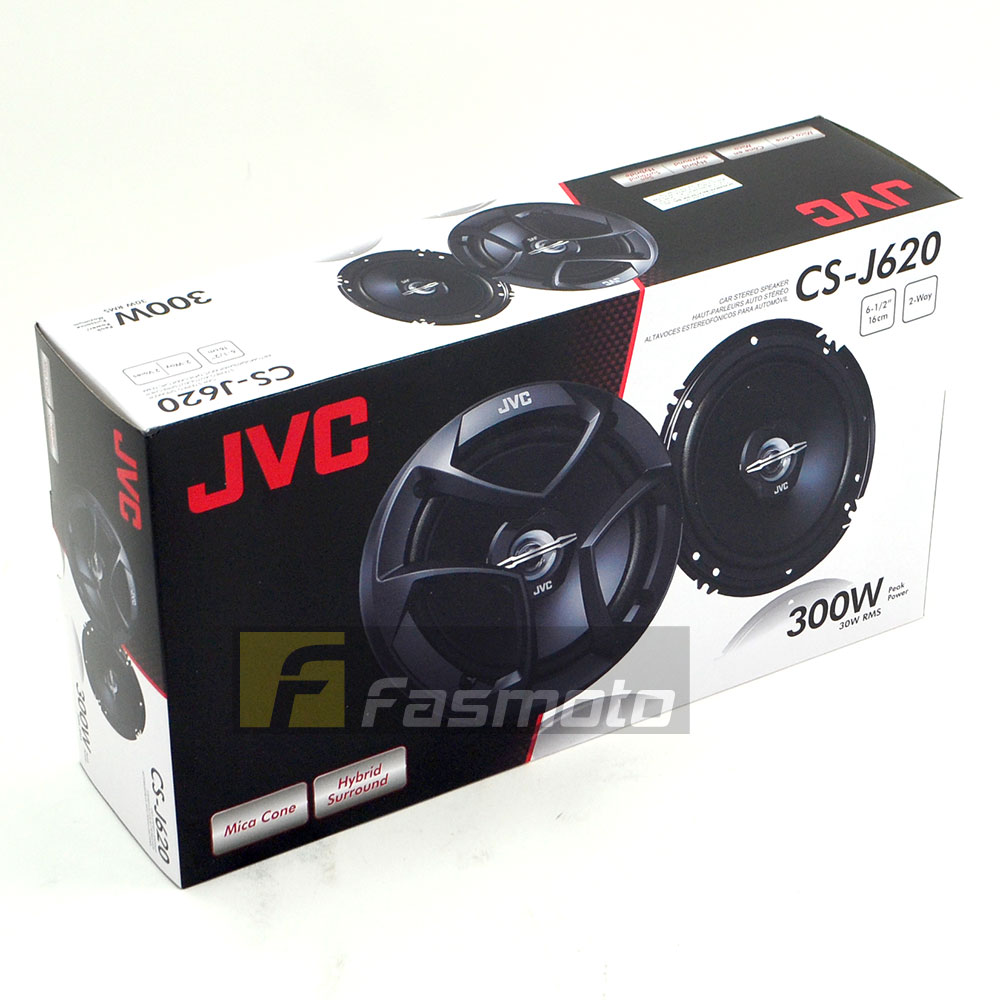 Genuine JVC CS-J620 J Series 6.5 inch 2 way Car Speakers 30W RMS Malaysia