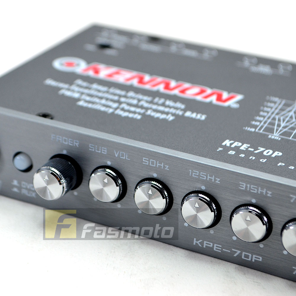 Genuine Kennon KPE-70P 7-Band Parametric Pre-Amp with Subwoofer Output DVD/Aux Switch Malaysia