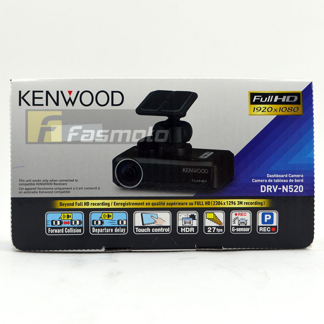 Genuine KENWOOD DRV-N520 Full HD Dashboard Camera compatible w/ select ...