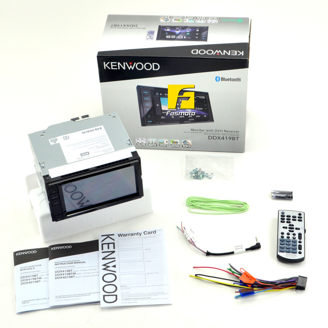 KENWOOD DDX419BT 6.2