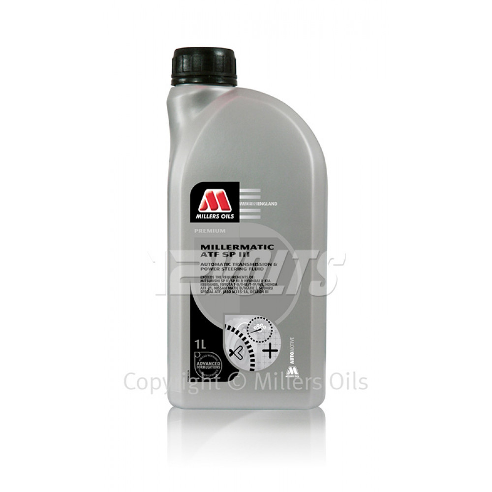 Genuine Millers Oils MILLERMATIC ATF SP III-WS Automatic Transmission ...