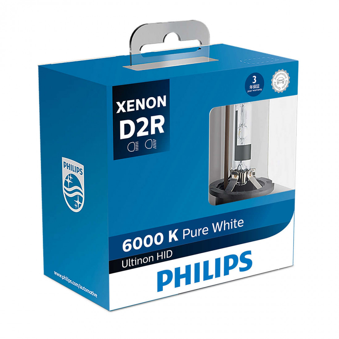 PHILIPS 85126WXX2 D2R 6000K XENON Standard HID Headlight Bulb (1 Pair ...