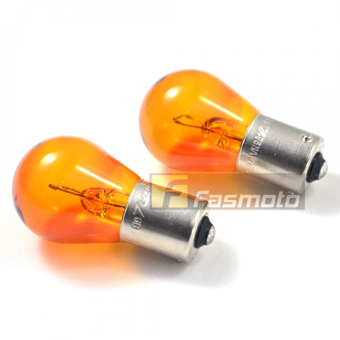 Genuine PHILIPS 12496CP PY21W Conventional 12V 21W BAU15s Amber Light ...