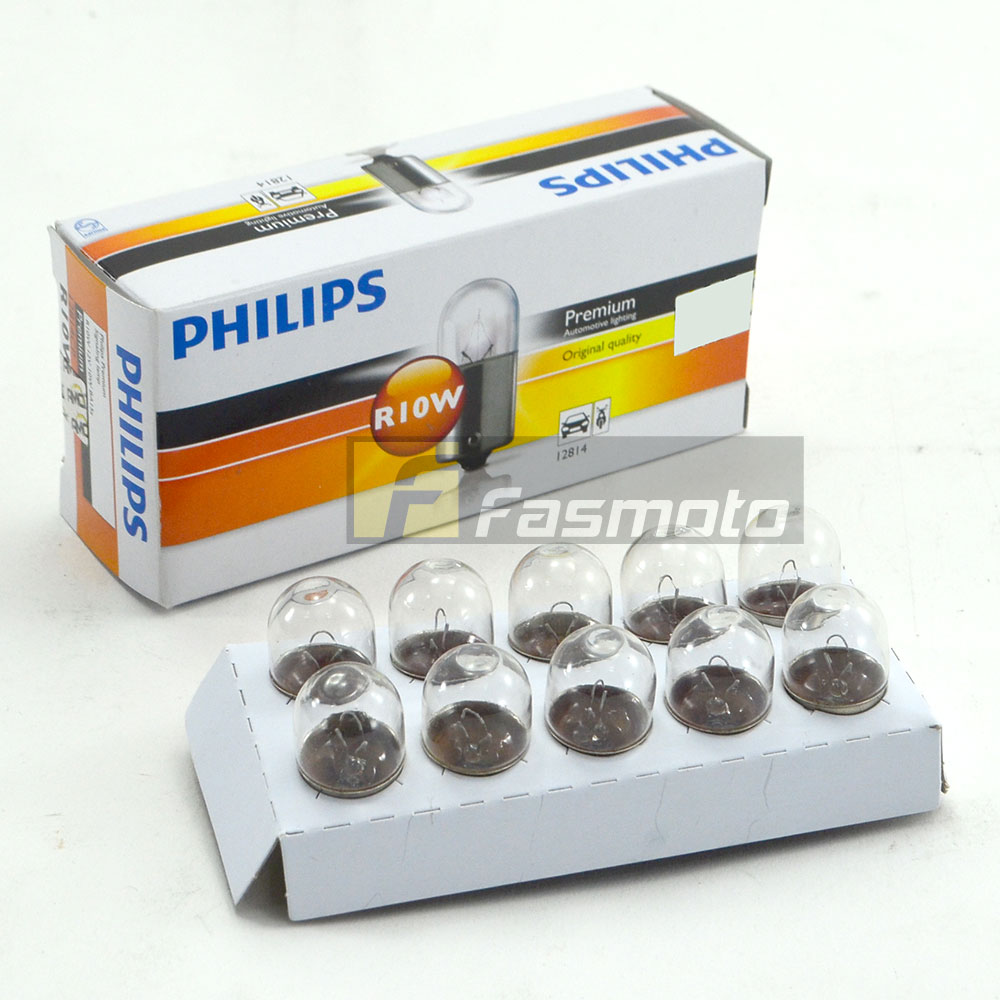 Genuine PHILIPS 12814CP R10W Conventional 12V 10W BA15s Light Bulb Malaysia