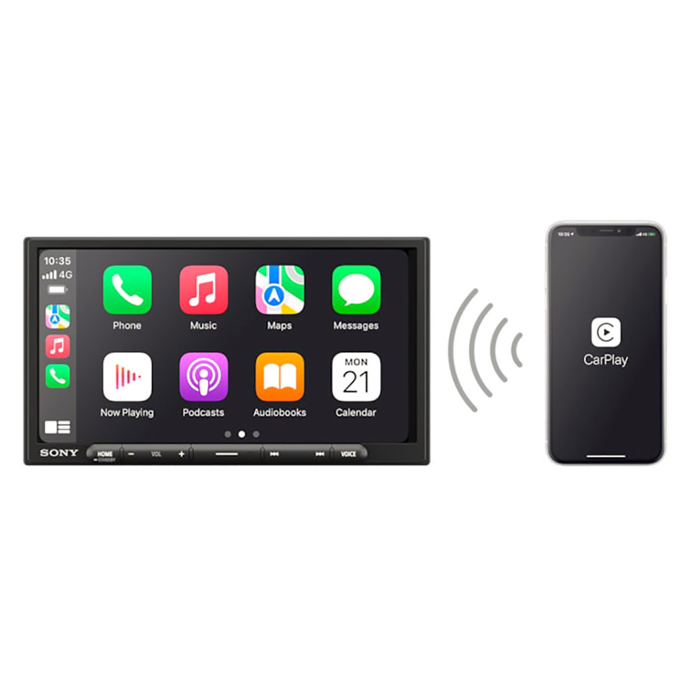 SONY XAV-AX4000 Wireless Apple CarPlay Android Auto Bluetooth Double ...