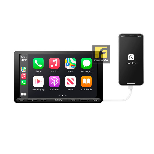 SONY XAV-AX3200 6.95" (17.6cm) Apple CarPlay Android Auto Bluetooth ...