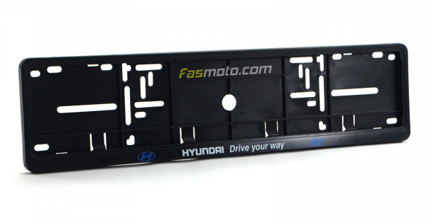 Hyundai Drive Your Way Single Row 530mm Vehicle Registration License ...