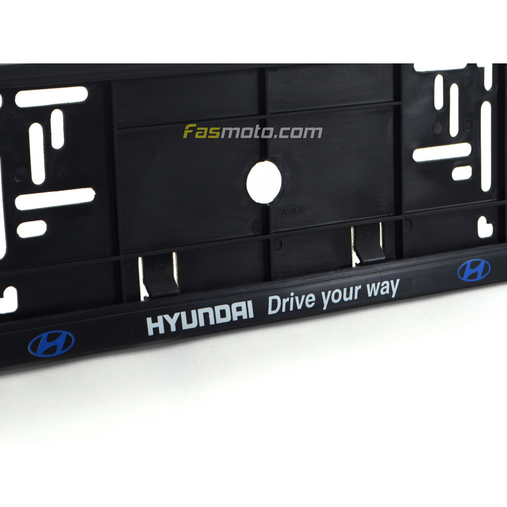 Hyundai Drive Your Way Single Row 530mm Vehicle Registration License ...