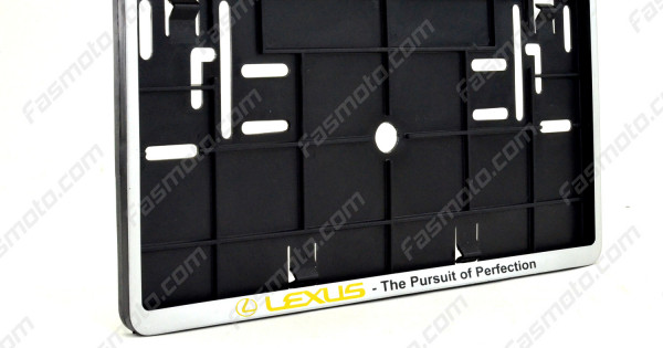 Lexus The Pursuit of Perfection Double Row 335mm Vehicle Registration ...