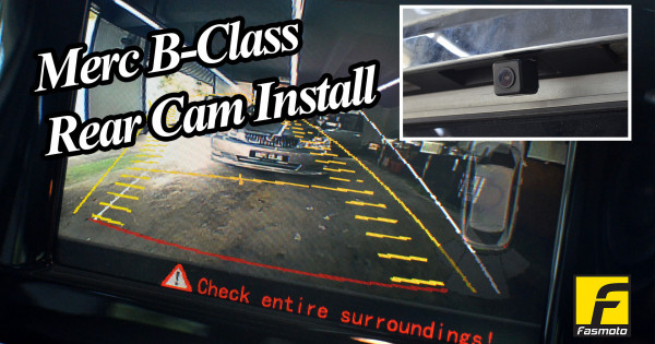 Mercedes Benz B200 B Class Rear Parking Camera install